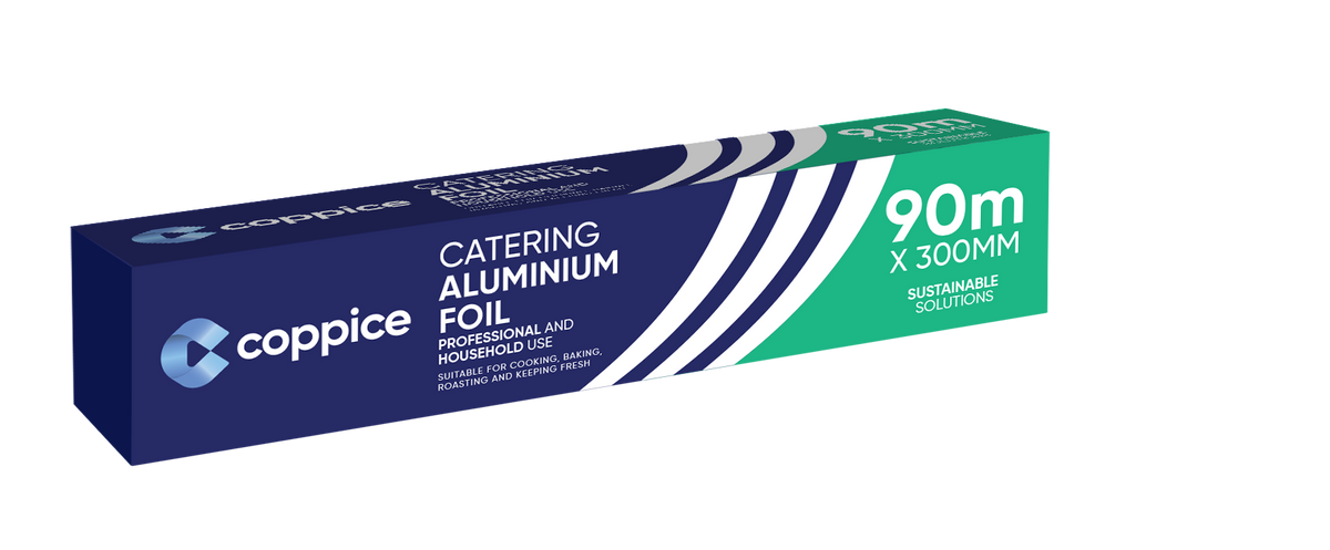 90m x 300mm Catering Aluminium Foil Roll HF.011.300.9000PL – Coppice