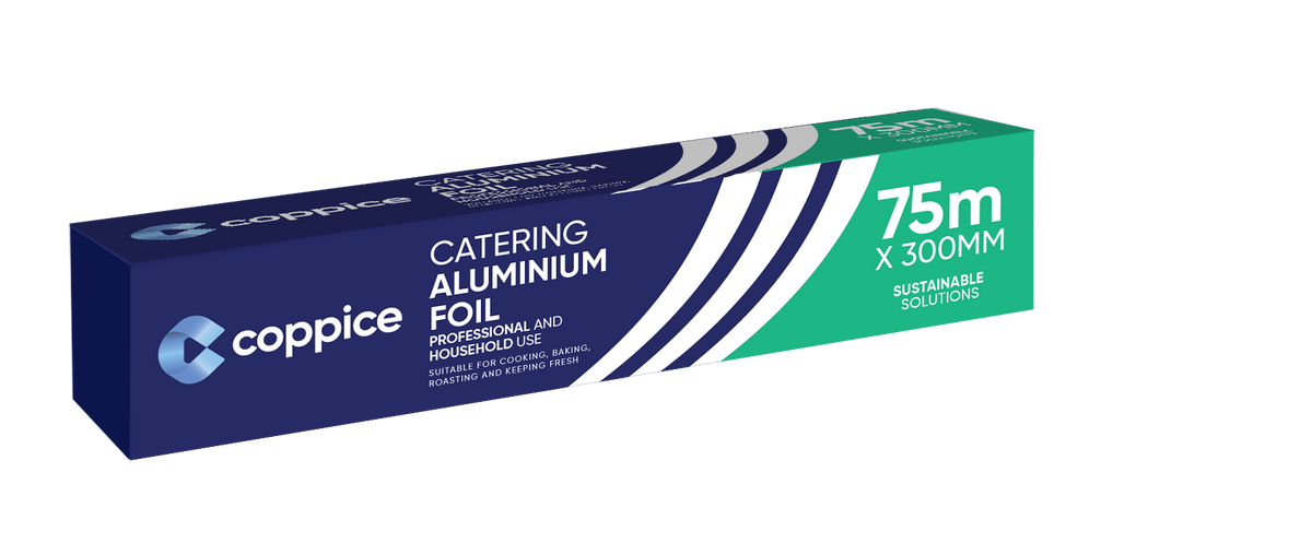 75m x 300mm Catering Aluminium Foil Roll HF.011.300.7500PL – Coppice