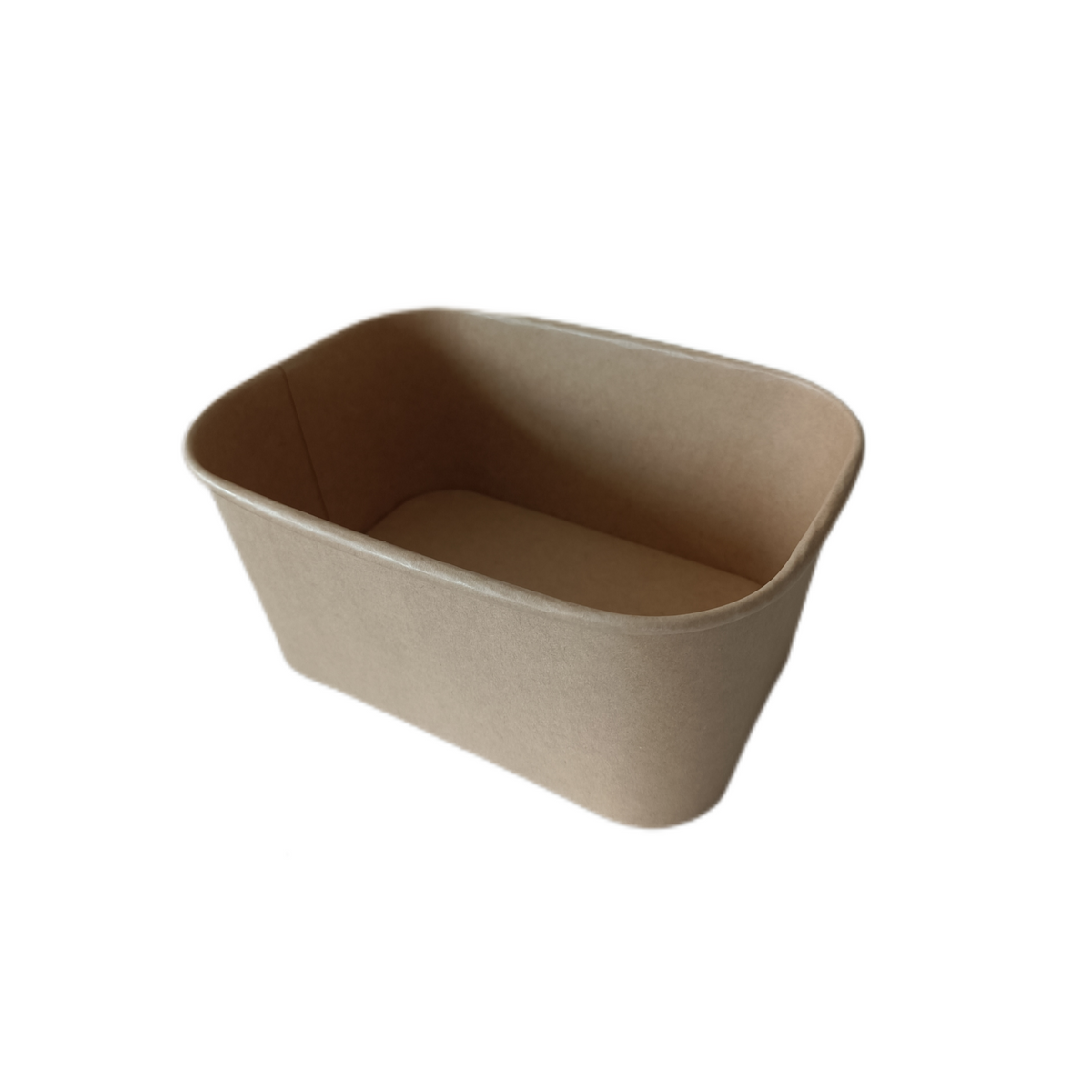 1000ml Kraft PE Rectangular Bowl – Coppice