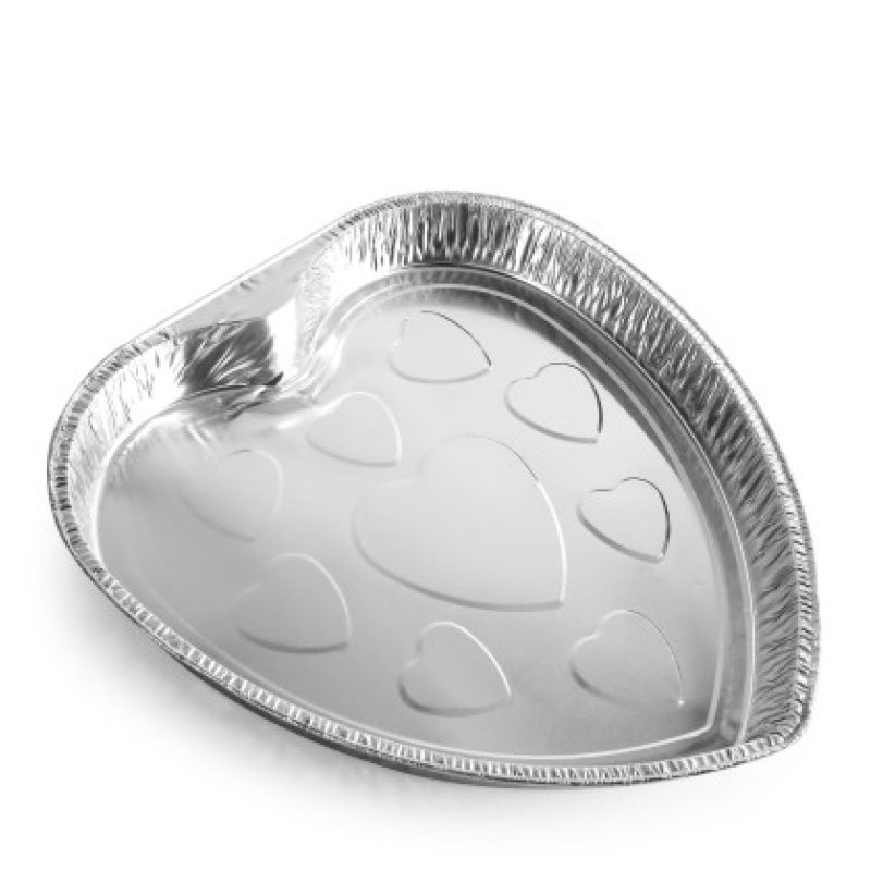 1238 Heart Shaped Foil Tray – Coppice