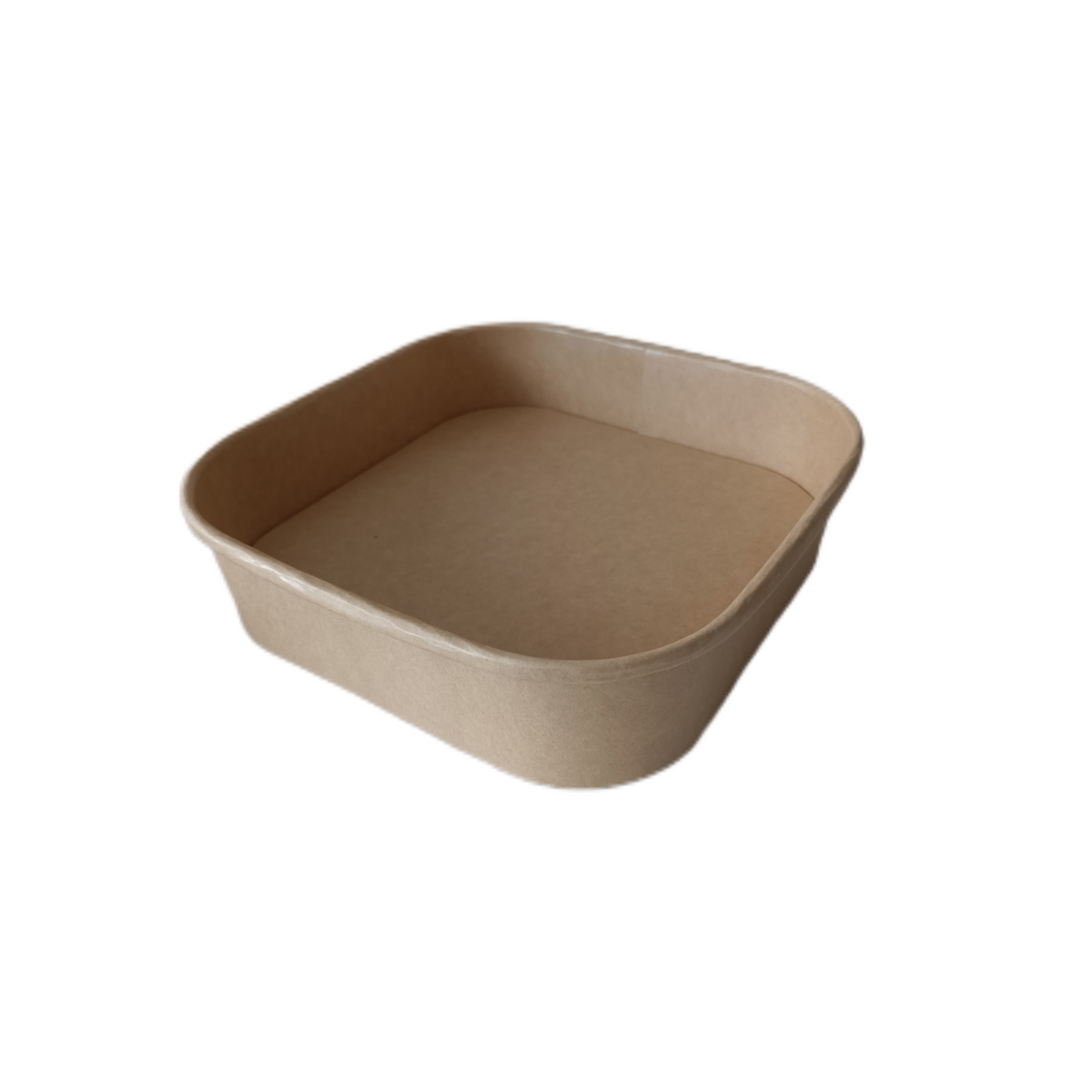 750ml Kraft PP Square Bowl – Coppice